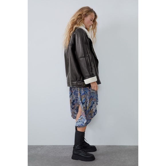 Zara | Jackets & Coats | Zara Oversized Doublefaced Jacket | Poshmark